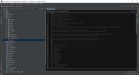 SCSS Parsen Mit PhpStorm Blog Website Professional De