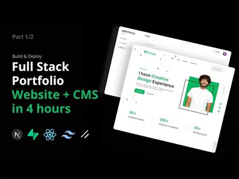 Build Full Stack Portfolio CMS Next Js React Js Tailwind CSS