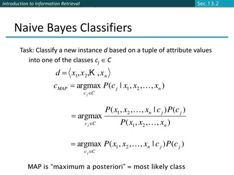 Ppt Lecture Text Classification The Naive Bayes Algorithm