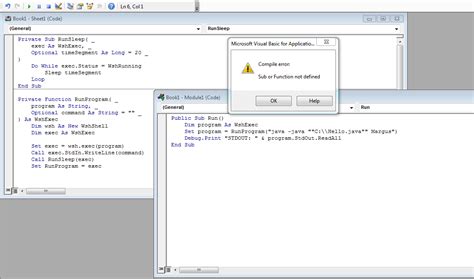 Cannot Run My Java Class File In Excel VBA Stack Overflow