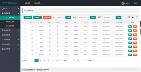 企业员工管理系统（java实现版） 企业管理系统java csdn博客