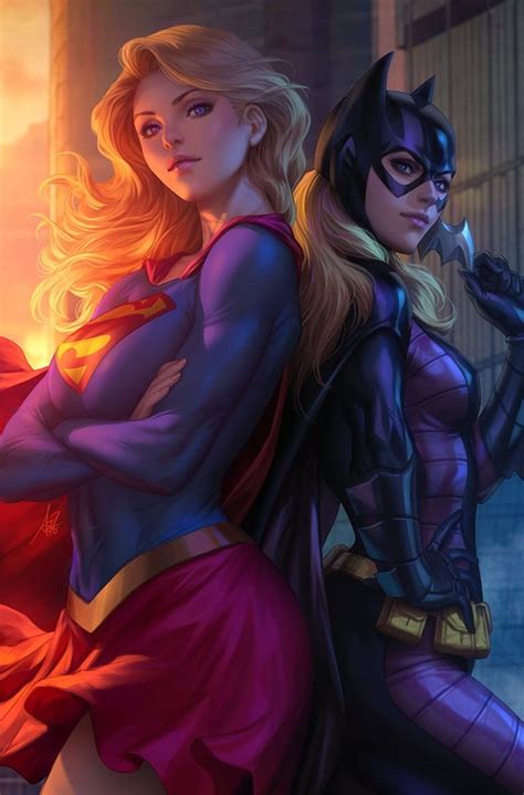Dc Comics Supergirl Kara Zor El And Batgirl Stephanie Brown For Batmansuperman Worlds