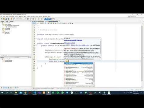 Conexion MongoDB Usando Java En Apache NetBeans YouTube