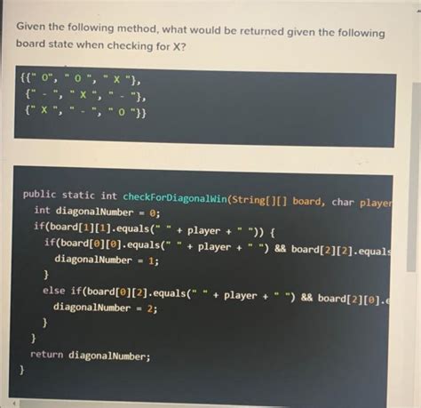 solved given the following method public static double