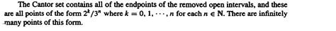 real analysis understanding how the cantor set contains the point 4 9 mathematics stack