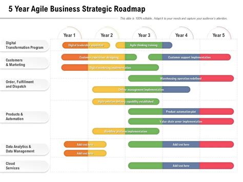 5 year roadmap template