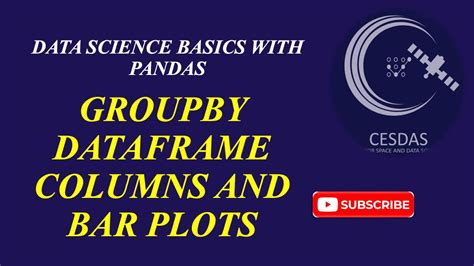 16 How To Use Groupby Function To Group Data And Visualize With Bar Plot In Python Pandas Youtube