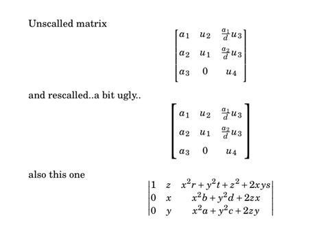 latex make matrix