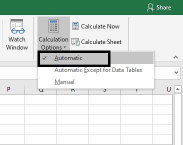 How To Fix Excel Formulas That Are Not Working Updating Or Calculating