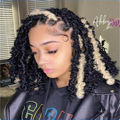 Braided Wig Short Butterfly Locs Faux Locs Goddess Braids Etsy In 2021 Weave Hairstyles