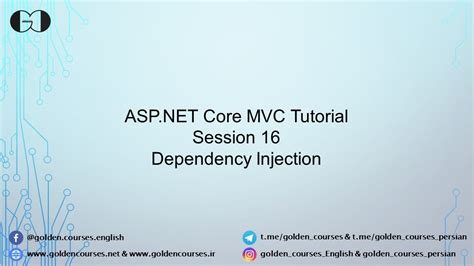 Dependency Injection Session 16 ASP NET Core Tutorial