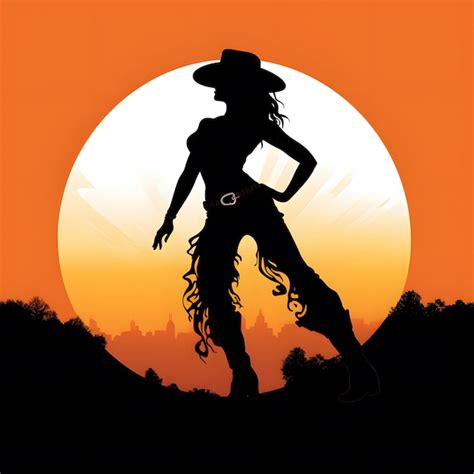 Premium Ai Image Cowgirl Dancing Rodeo Dance