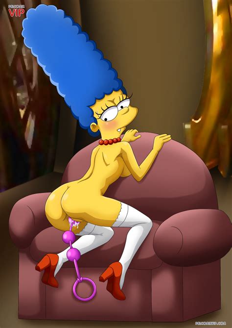 Rule 34 Ass Bbmbbf Blue Hair High Heels Marge Simpson Red High Heels Solo