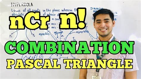 combination shortcut using pascal triangle binomial theorem shs pre calculus judd