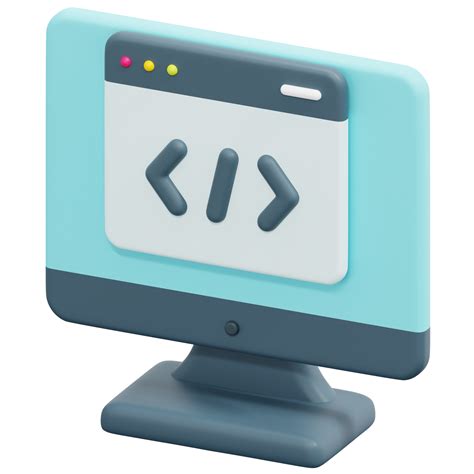 codificação ilustração de ícone de renderização 3d 13368321 png