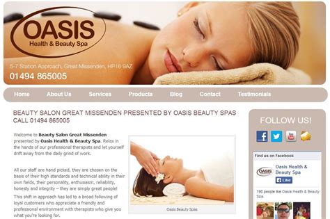 Welcome To Beauty Salon Great Missenden Presented By Oasis Health And Beauty Spa Relax In The