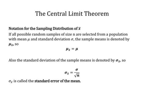 ppt the central limit theorem powerpoint presentation free download id 2494126