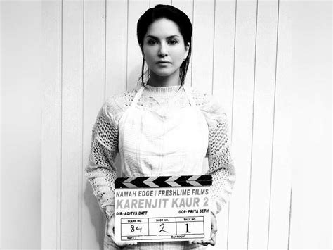 Sunny Leone Biopic News Sunny Leone Shares An Intense Click From The Sets Of Her Upcoming Biopic