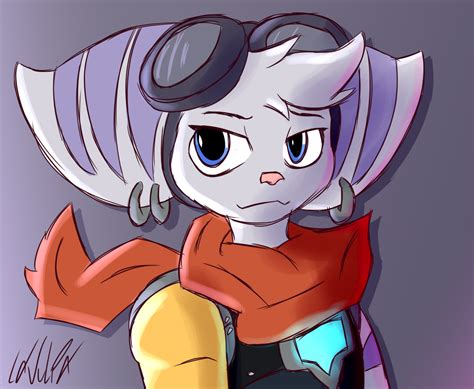 246036 Safe Artistlavulpa Rivet Randc Fictional Species Lombax Mammal Anthro Ratchet
