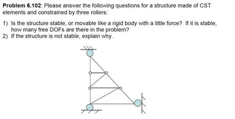 get answer this is a finite element problem cst stands for constant strain transtutors