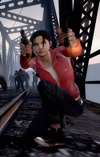 Zoey From Left 4 Dead The Video Game Love Her And Love The Game Zombie Survivor Marvel Female
