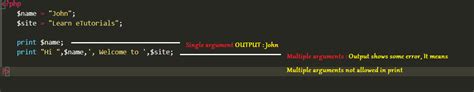 php echo and print statements learn etutorials