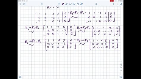 determine the null space of each of the following matrices begin{bmatrix}1 and 1and 1and2