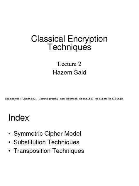 lecture 2 pdf cryptography cryptanalysis