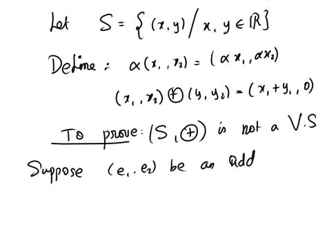 solved let s be the set of all ordered pairs of real numbers define scalar multiplication and