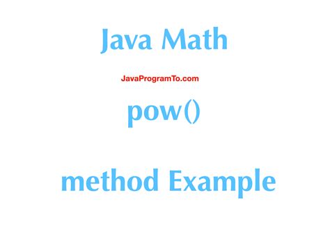 java math pow method example recursive and loop iterative