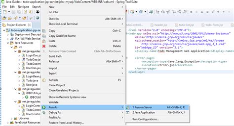 jsp servlet tutorial project development example in eclipse