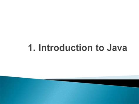 troduction to java ppt