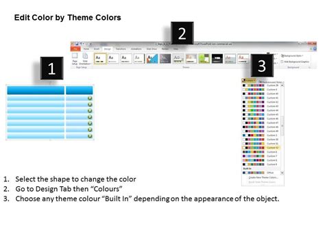 0314 Product Features Comparison Table Presentation PowerPoint Images