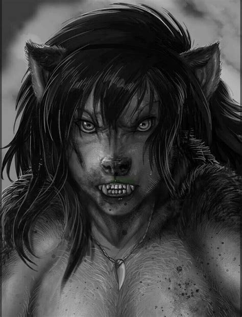 Female Werewolf Drawings Np