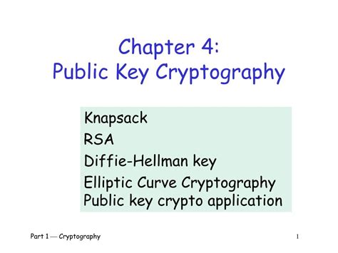 ppt chapter 4 public key cryptography powerpoint presentation free download id 4138394