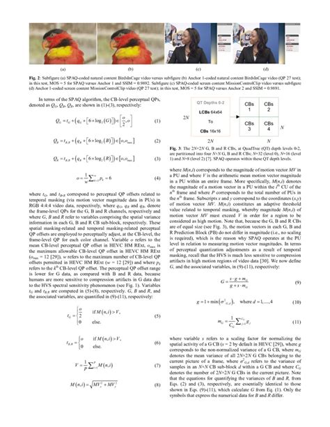 spatiotemporal adaptive quantization for the perceptual video coding of rgb 4 4 4 data deepai