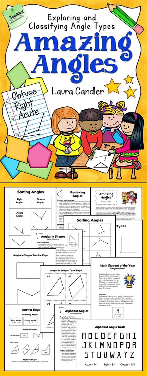 amazing angles classifying angles activity classifying angles activities classifying angles