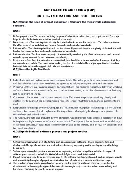 software engineering question answers unit 3 6 imp pdf component based software engineering