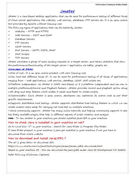 jmeter how to check java is installed in your machine or not download free pdf java