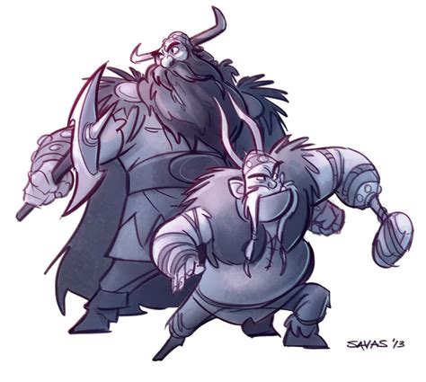 Fan Art For How To Train Your Dragon Ryan Savas Stoick And Gobber How Train Your Dragon How
