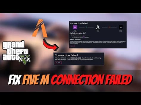 FiveM How To Fix Connection Failed Error Complete 2022 Tutorial