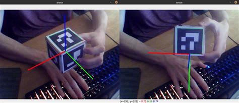 move aruco detected point along marker axes python opencv
