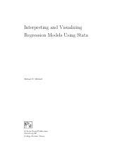 stata 分析 pdf Interpreting and Visualizing Regression Models Using
