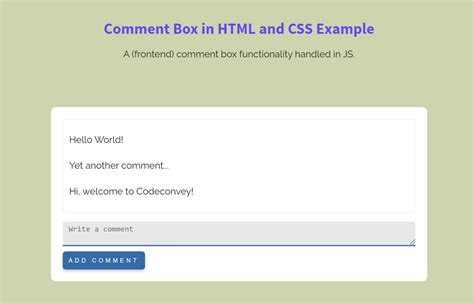 39 create comment box using javascript javascript nerd answer