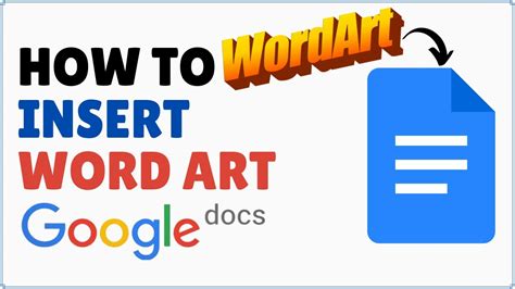 How To Insert Word Art In Google Docs YouTube