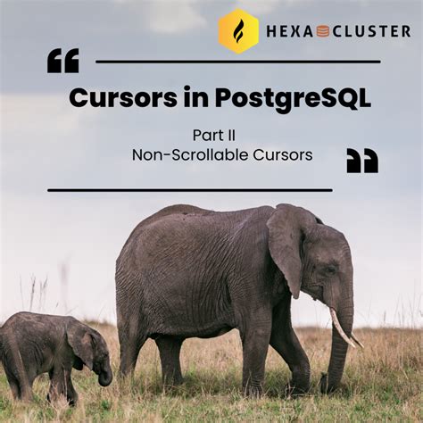Data Navigation With Postgresql Cursors Part Ii Hexacluster