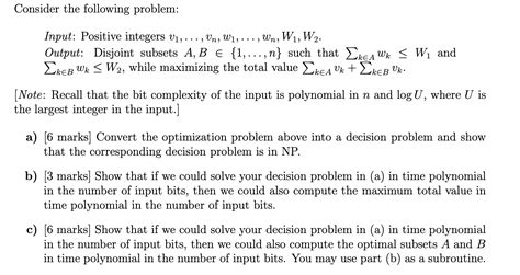 solved consider the following problem input positive
