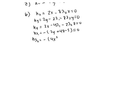 solved use a cas to perform the following steps implementing the method of lagrange multipliers