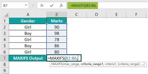 excel maxifs formula examples how to calculate