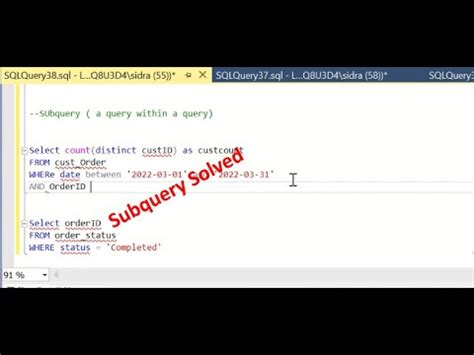 SQL JOIN Vs SUBQUERY Which One Is Faster YouTube